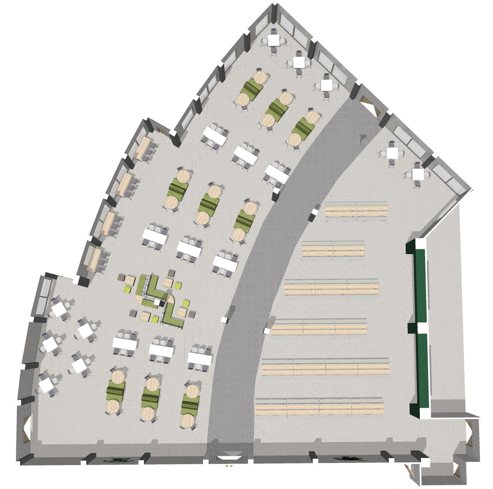 Transforming Spaces: Cafeteria